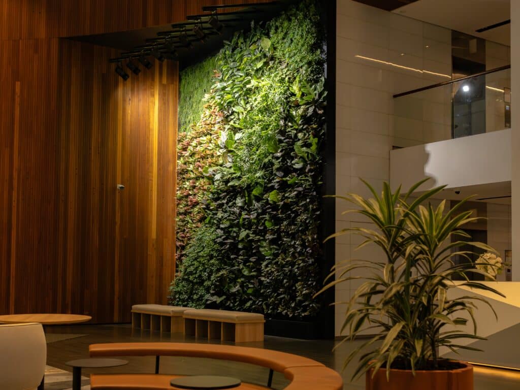 Reaching New Heights: Our Tallest Green Wall Installation - Green Design